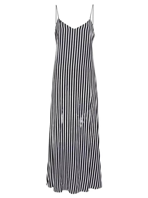 Tommy Hilfiger Sleeveless Striped Maxi Dress - Blue