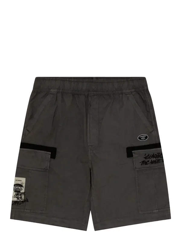 AAPE BY *A BATHING APE® Logo-appliqué Cargo Shorts - Black