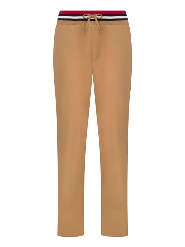 Moschino Appliqué Track Pants - Brown