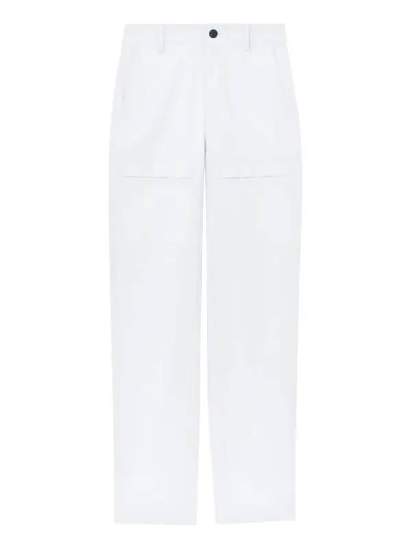 Proenza Schouler White Label Cotton Cargo Pants - White