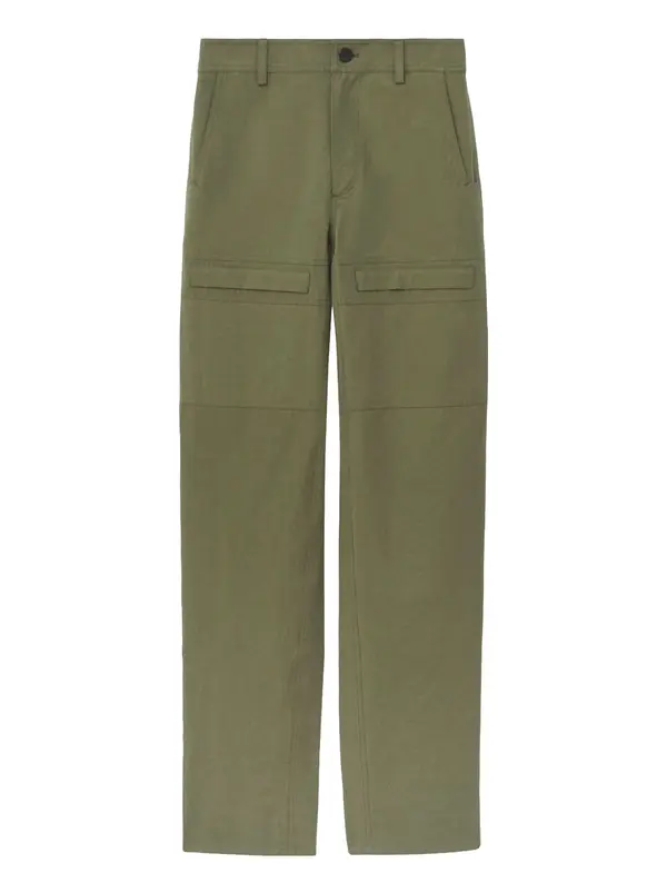 Proenza Schouler White Label Mid-rise Cotton Cargo Pants - Green