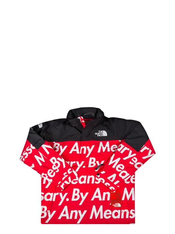 Supreme X The North Face Any Means Mountain Pullover - Red