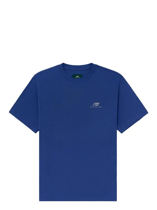 Aimé Leon Dore X New Balance Logo Tee 'deep Ultra - Blue