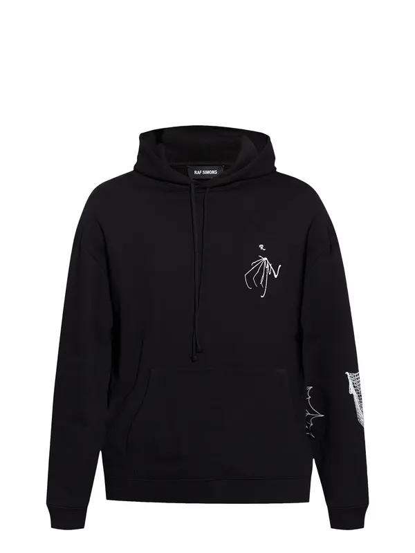 Raf Simons Gothic Hoodie - Black