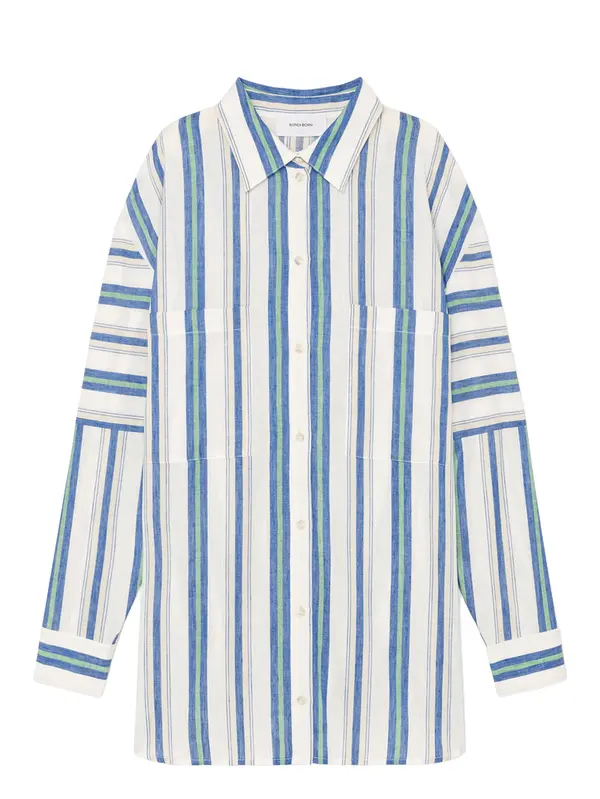 Bondi Born Verdi Oversize Shirtdress - Lapis