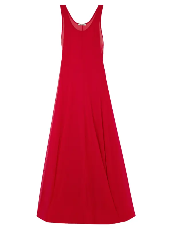 PETER DO Silk-blend Maxi Dress - Red