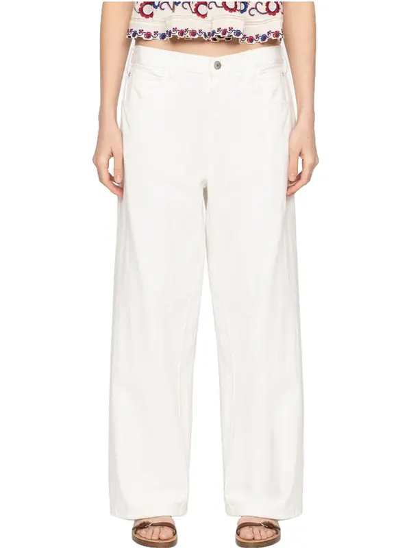 Sea Elena Baggy Jeans - White