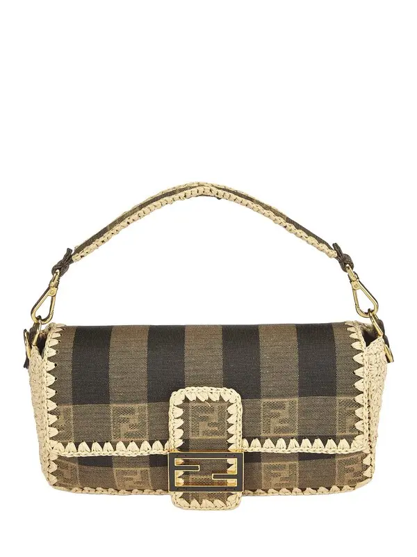 Fendi Pequin Convertible Baguette - Multi