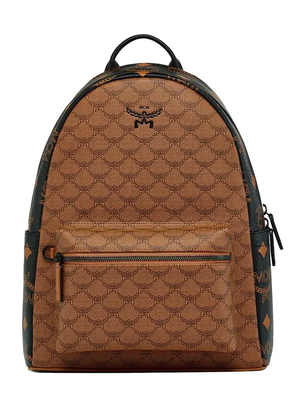 Mcm Stark Backpack - Cognac