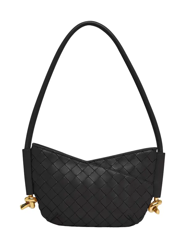 Bottega Veneta Mini Solstice Hobo Bag - Black