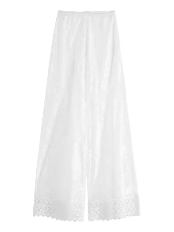 Charo Ruiz Ibiza Jeret Lace Trousers - White
