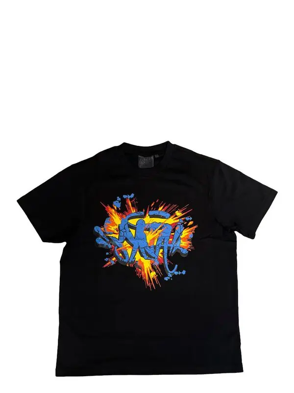 SYNA JEWELS World Explosion Tee Shirt - Black