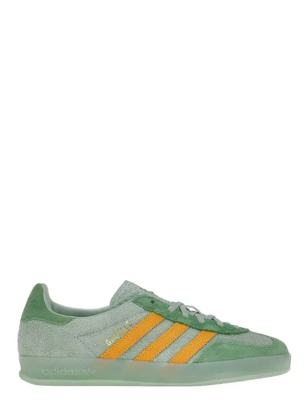 Adidas Gazelle Indoor Sneakers - Hazy Green/preloved Green/crew Yellow