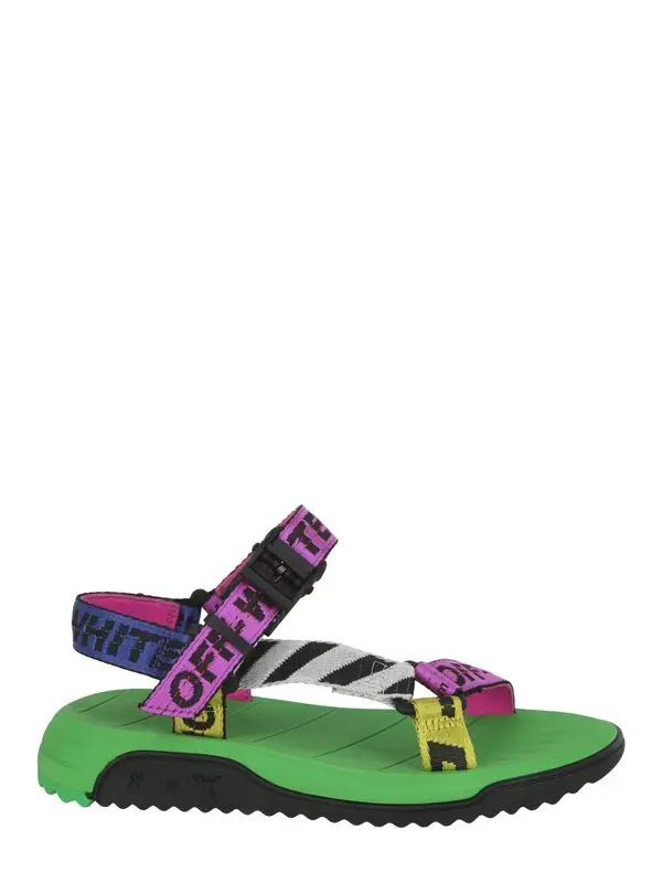 Off-White Trek Sandals - Fuchsia Green