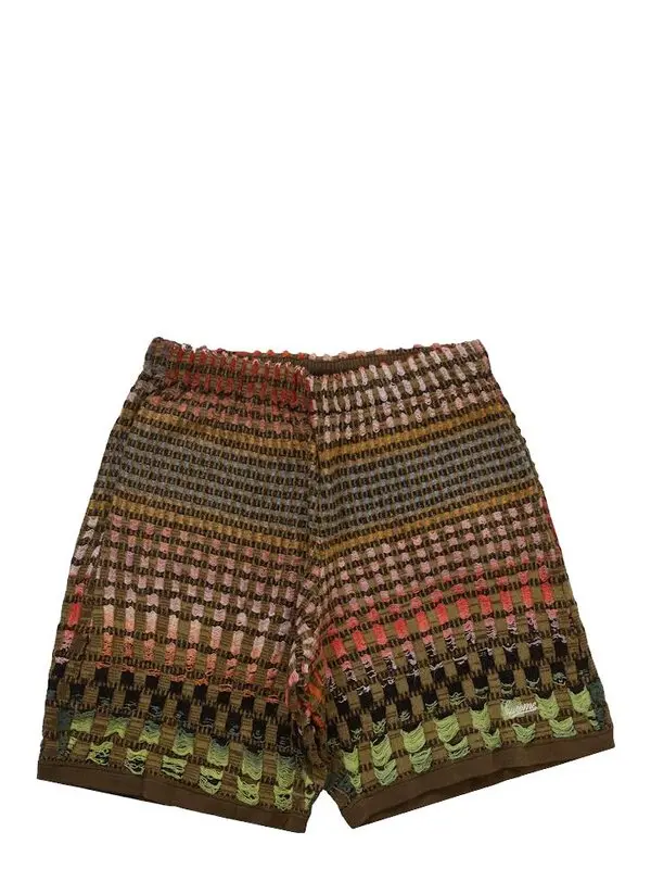 Supreme Gradient Grid Knit Short - Brown