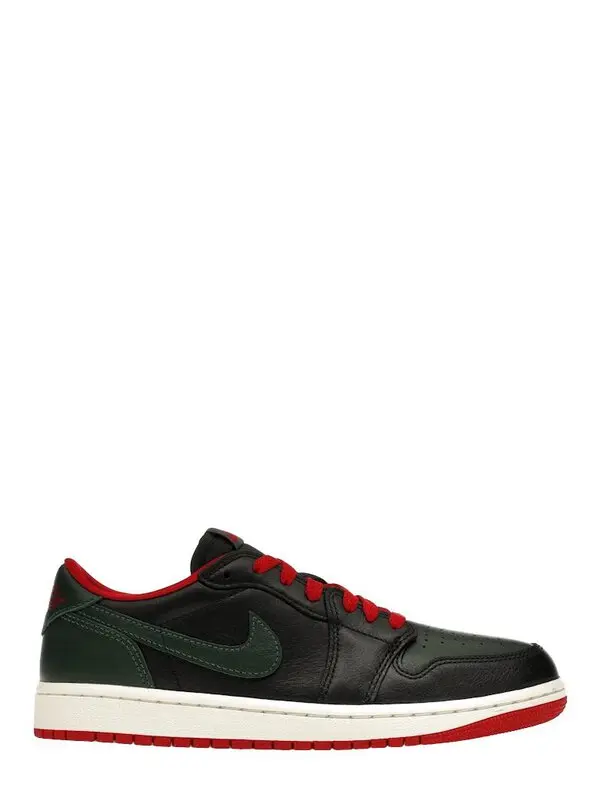 JORDAN 1 Retro Low Og - Black/gorge Green/varsity Red