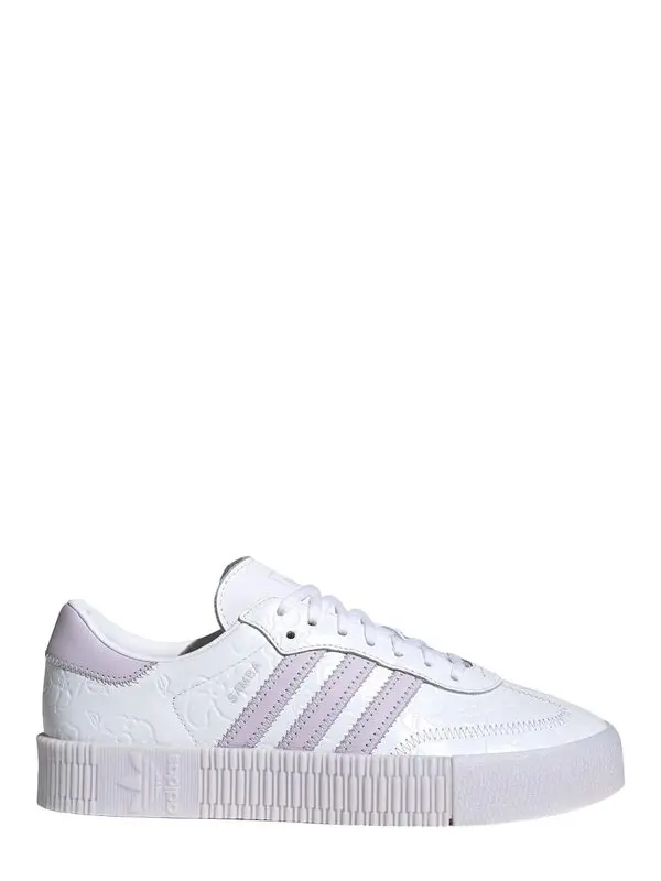 Adidas Sambarose Floral Sneakers - Purple Tint/cloud White/core Black