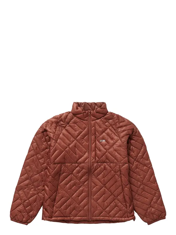 Supreme Quilted Lightweight Down Jacket - Rust