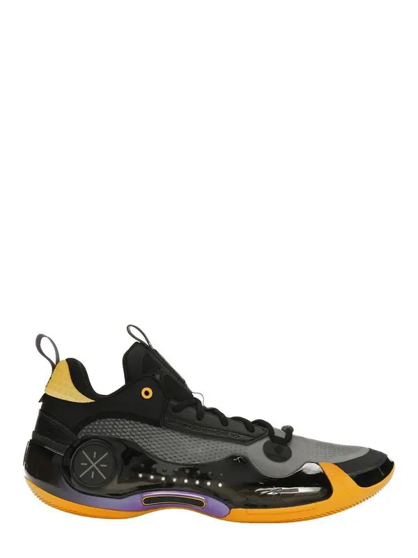 LI-NING Way Of Wade Low Lakers Away Sneakers - Black/yellow/purple