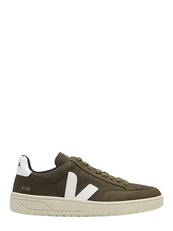 VEJA V-12 Lace-up Sneakers - Olive White