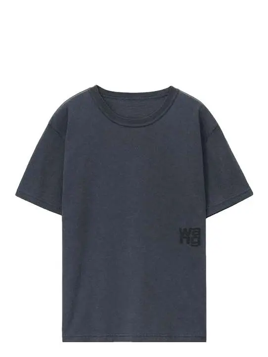 Alexander Wang Short Sleeve Tee - Soft Obsidian