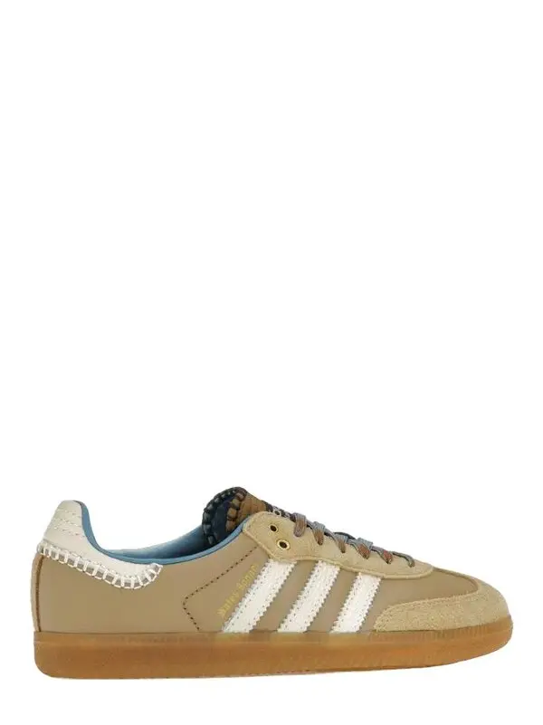 Adidas Samba Nylon Wales Bonner Sneakers - Desert White/wonder White/ash Blue