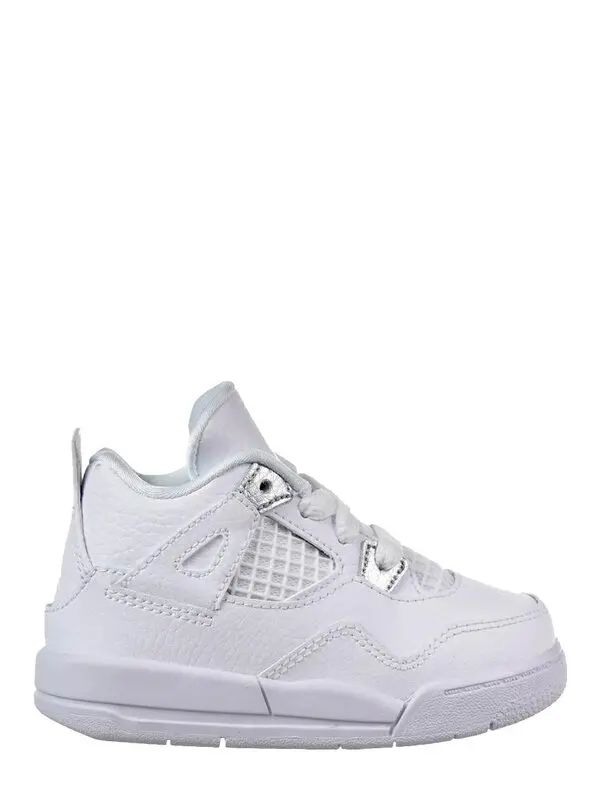 JORDAN 4 Retro Pure Money Sneakers - White/metallic Silver/pure Platinum