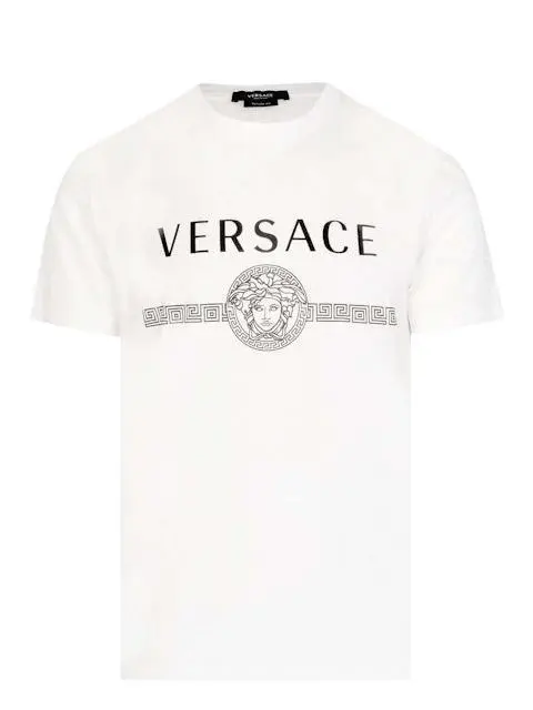 Versace Medusa Logo T-shirt - White/black