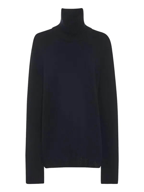 THE ROW Stepny Wool-cashmere Sweater - Black