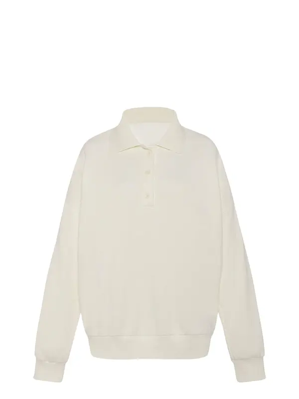 THE ROW Corzas Cotton Sweatshirt - Ivory