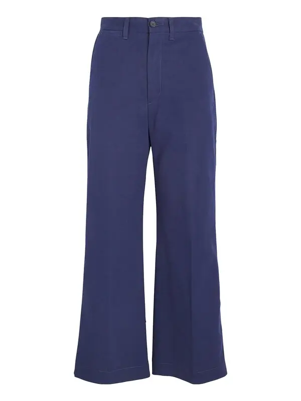 Polo Ralph Lauren Wide-leg Tailored Trousers - Navy