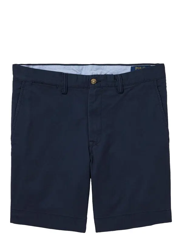 Polo Ralph Lauren Slim-fit Stretch-cotton Twill Shorts - Blue