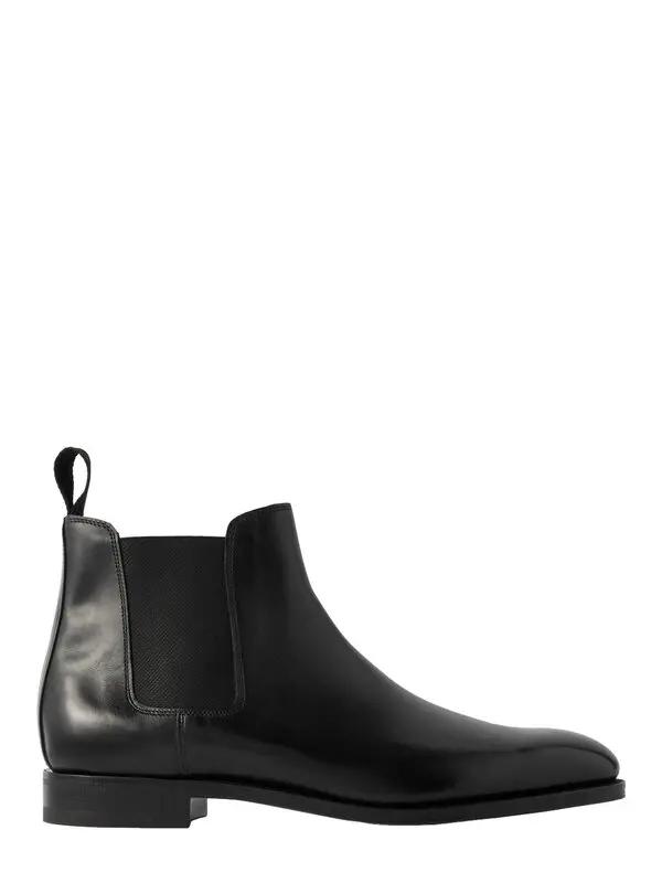 John Lobb Lawry Leather Chelsea Boots - Black
