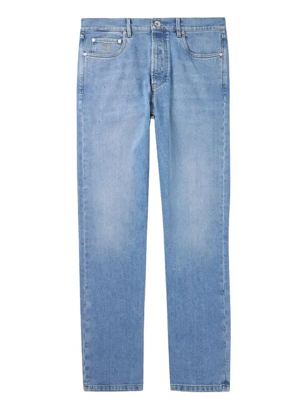 Brunello Cucinelli Iconic Slim-fit Stretch Jeans - Blue