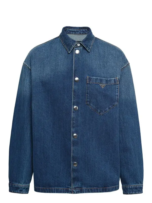 Prada Denim Shirt - Navy