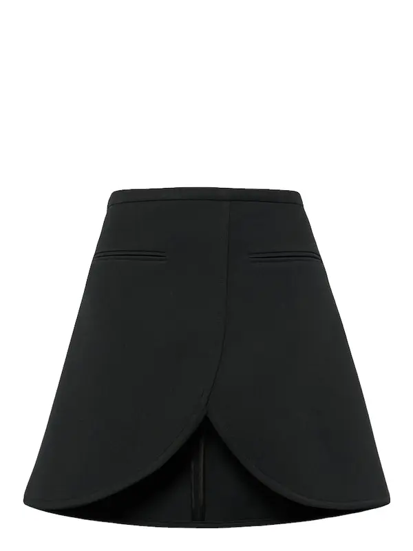 COURREGES Courrèges Twill Miniskirt - Black