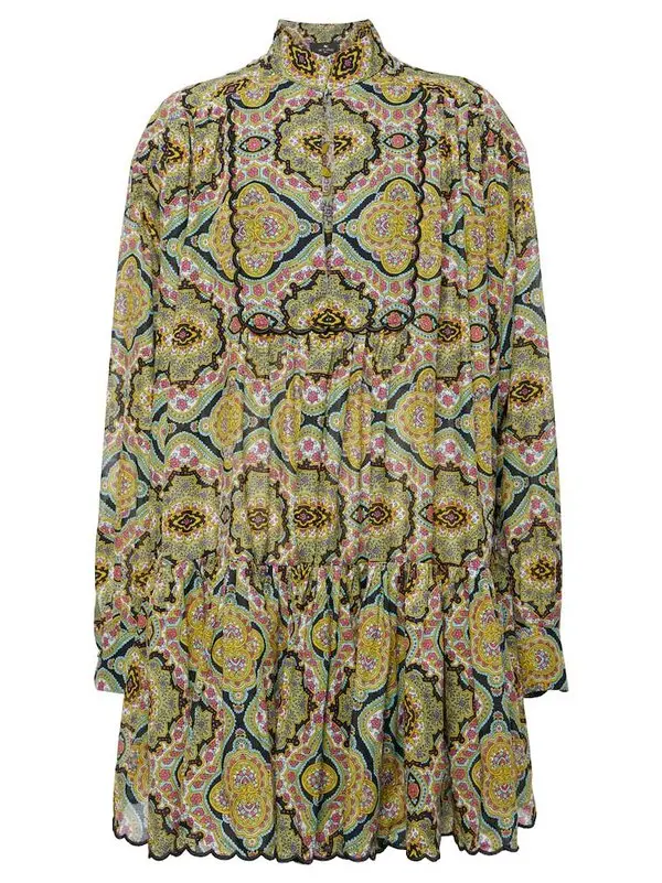 Etro Printed Cotton Shirt Dress - Multicoloured