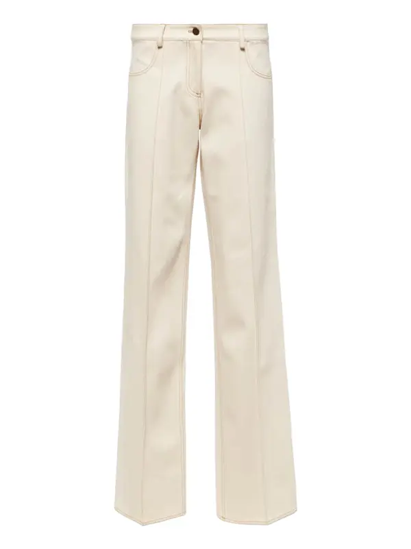 AYA MUSE Tuxis Wide-leg Pants - White