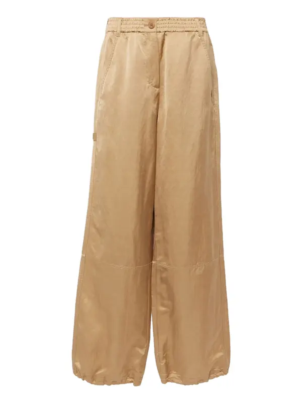 Dorothee Schumacher Slouchy Coolness Wide-leg Pants - Beige