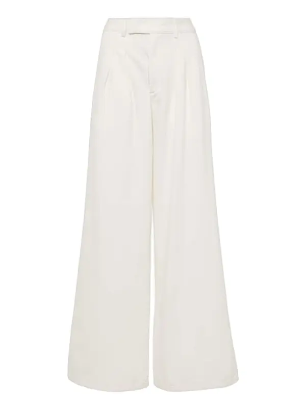 THE FRANKIE SHOP Nolan Wide-leg Jeans - White