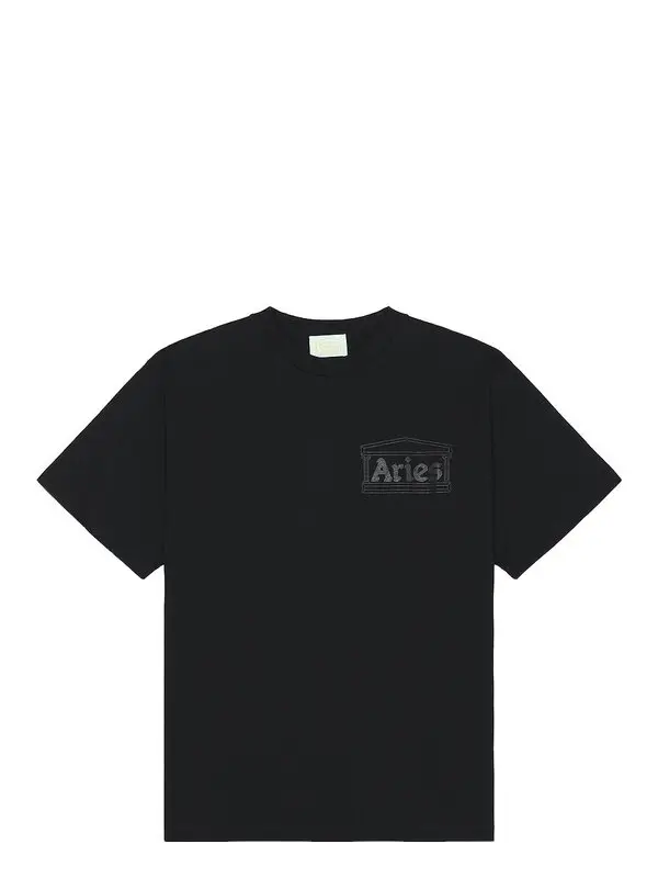 Aries Temple Tee - Black