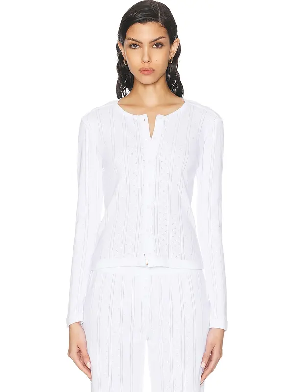 COU COU The Cardigan - White