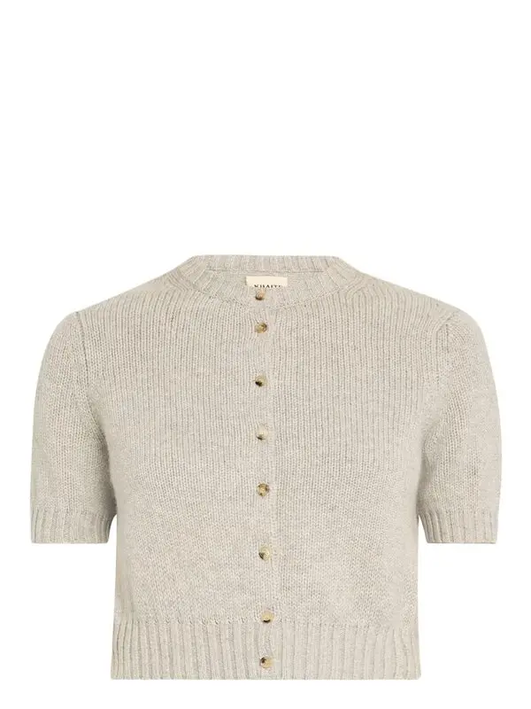 Khaite Nora Cashmere Knit Cardigan - Medgry