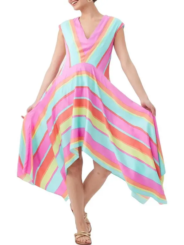 Trina Turk Havia Striped Maxi Dress - Multi