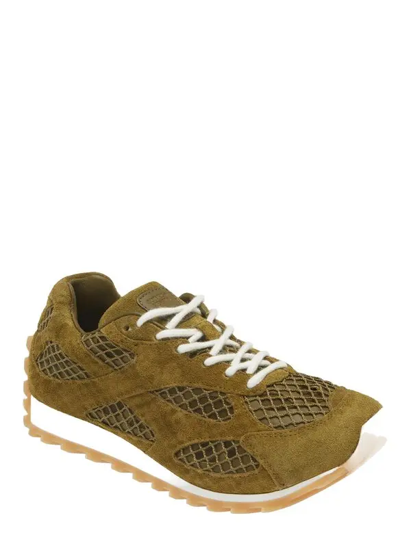 Bottega Veneta Orbit Low-top Sneakers - Olive Oil