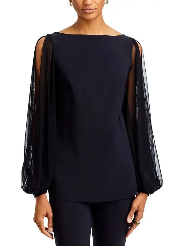 Chiara Boni La Petite Robe Shanti Illusion Top - Black
