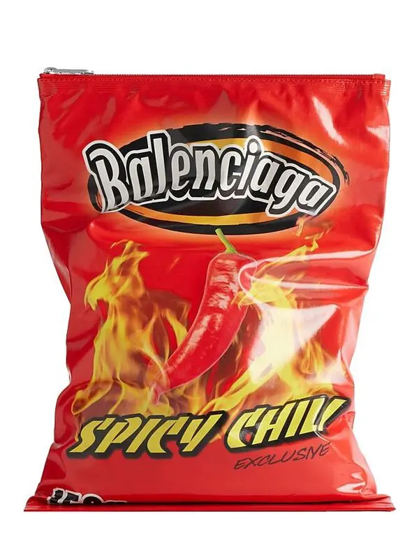 Balenciaga Chips Bag - Red