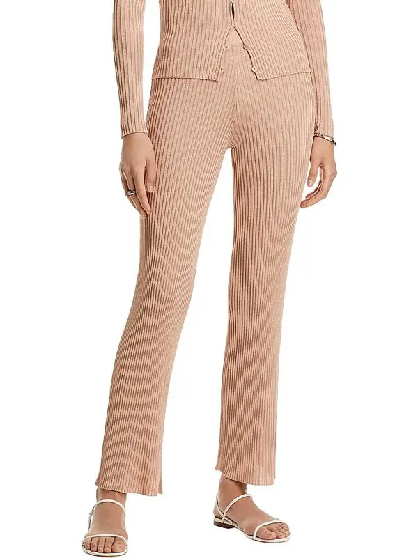 Generation Love Rosetta Rib Knit Pants - Metallic Copper