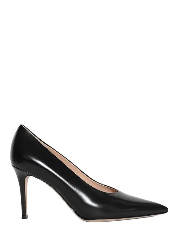 GIANVITO ROSSI Robbie Kitten Heel Pumps - Black