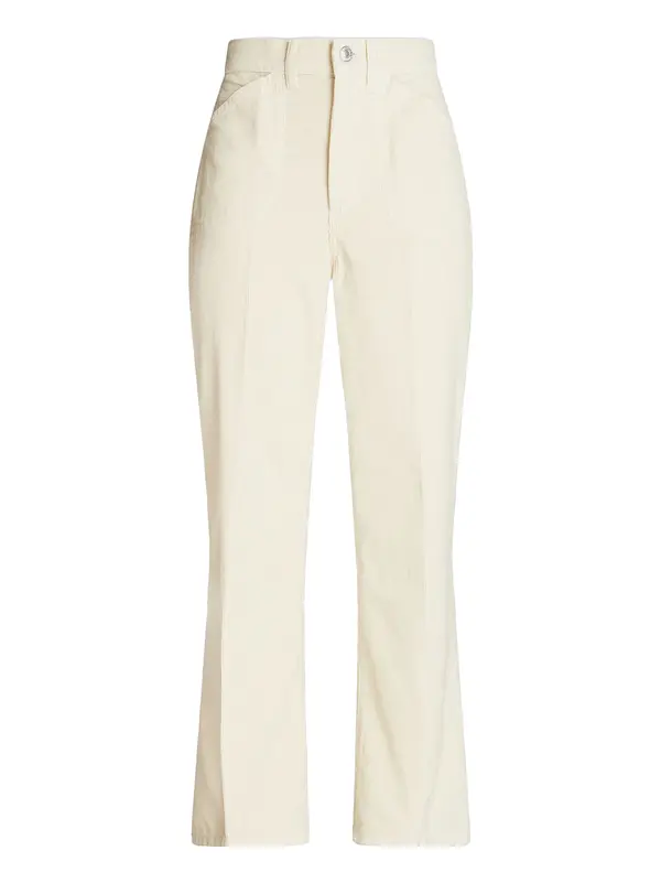 RE/DONE High-rise Bootcut Jeans - Ivory